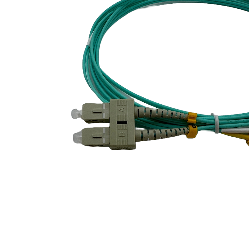 Jumper de Fibra Óptica LC-SC multimodo OM3 Dúplex – Fiber4Clap